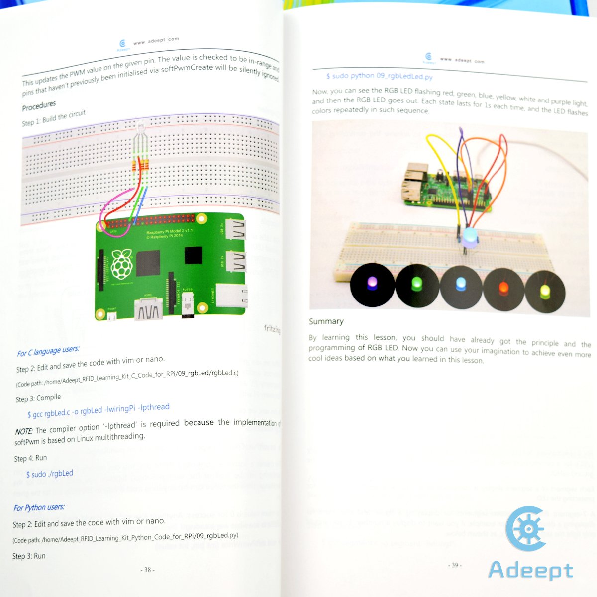 Learning & Education Adeept RFID Starter Kit for Raspberry Pi 3 ADXL345 ...