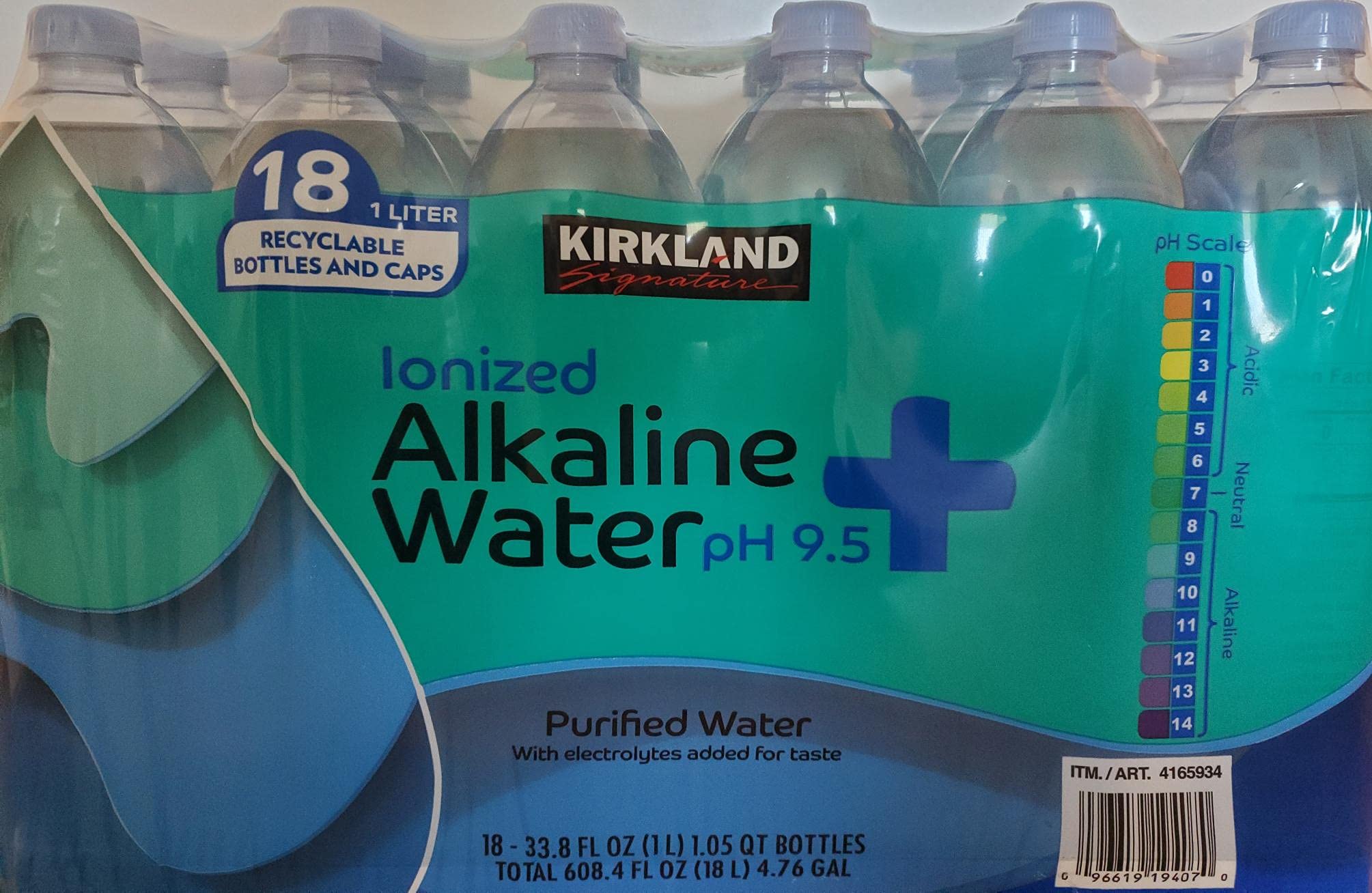 Mua KIRKLAND SIGNATURE Alkaline Water, 33.8 Fl Oz (Pack of 18) trên ...