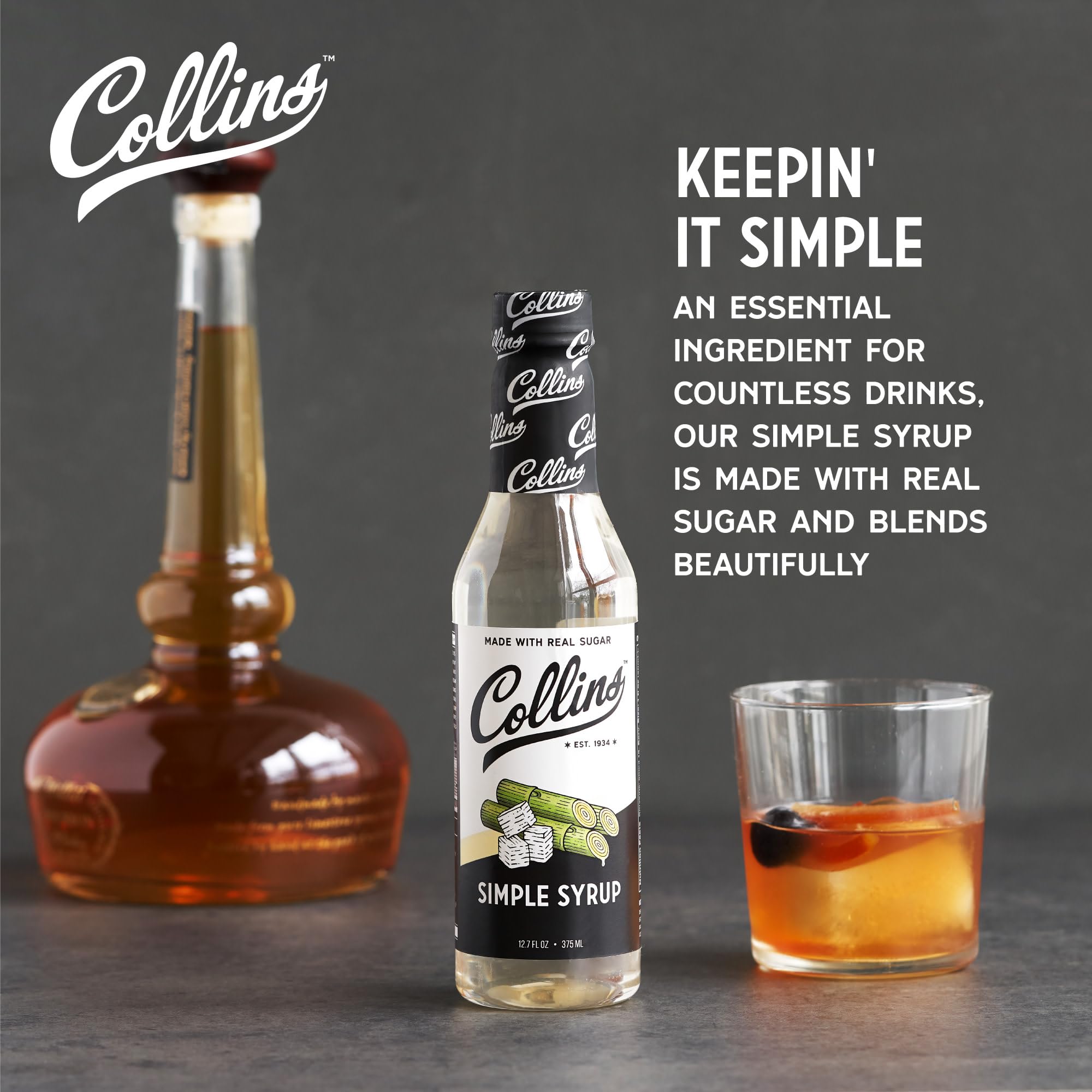 Mua Collins Simple Syrup, Classic Simple Syrup, Soda Water Flavors for ...