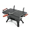 Sungmor Small Cast Iron Charcoal Grill Stove w/ 12" x 6.8" Gridiron ...