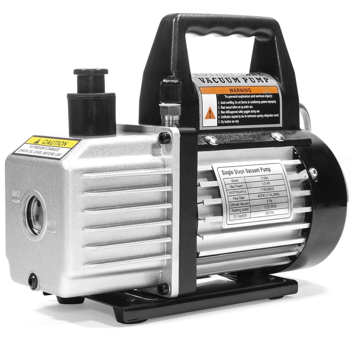 Mua XtremepowerUS Premium 4CFM Air Vacuum Pump HVAC A/C Refrigeration Kit AC Manifold Gauge Case ...