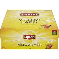 Amazon.com : Lipton Yellow Label Tea International Blend 100 Tea Bags ...