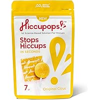 Amazon.com: Hiccupops - Lollipops That Stop Hiccups - Original Citrus ...