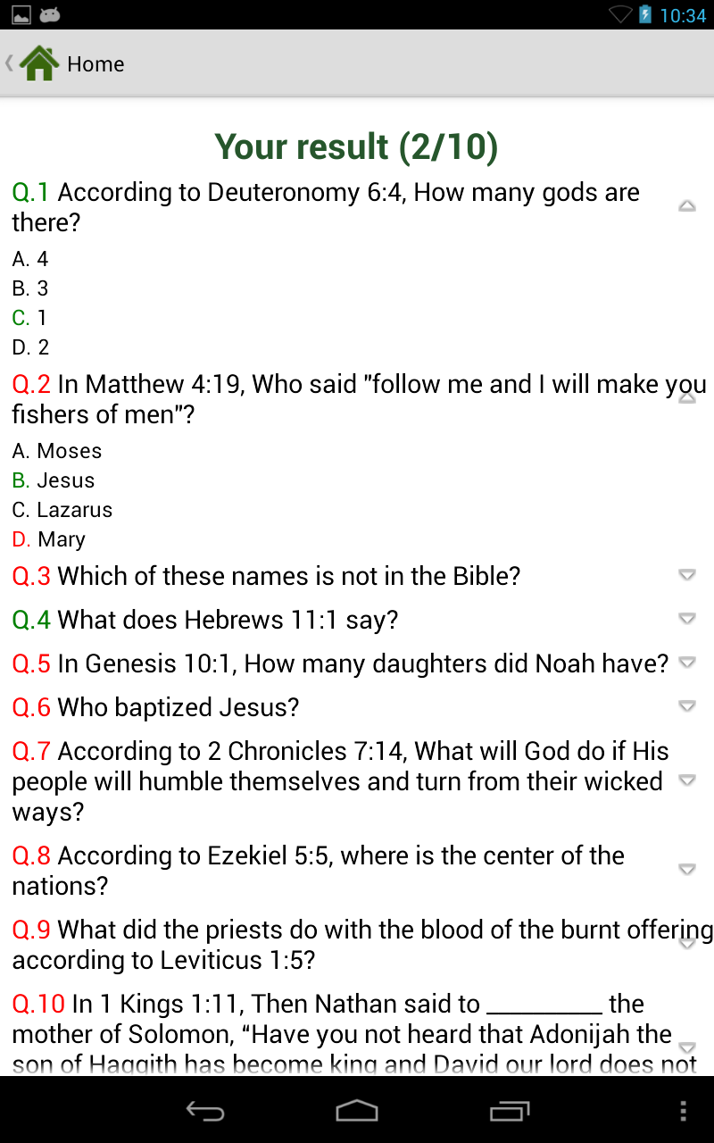 Bible Trivia Quiz Game:Amazon.de:Appstore for Android