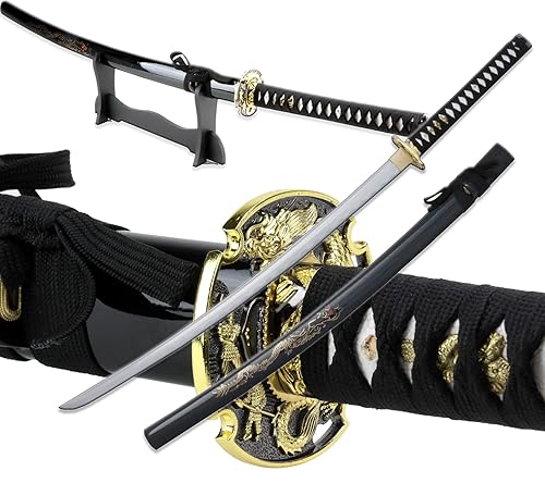 Vulcan Gear Traditional Japanese Handmade Sharp Katana Samurai Sword ...