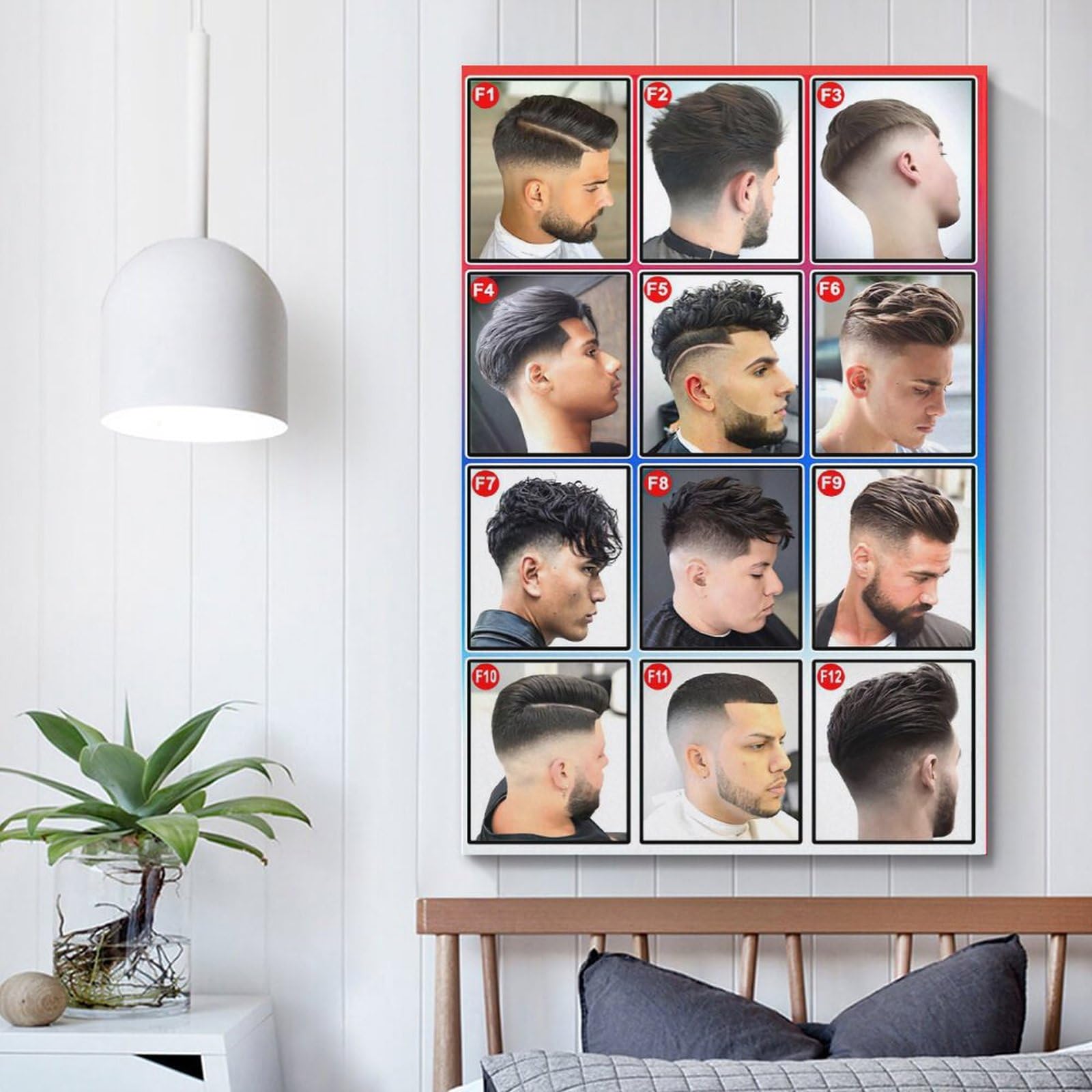 Mua Barbershop Poster Collage Poster for Men's Haircuts Poster of A ...
