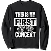 Amazon.com: Retro This Is My First Concert Shirt Kids For Men Women T ...