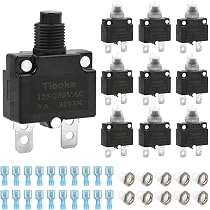 Waterproof Breaker Caps 40-Piece - 5A To 30A Thermal Breakers With ...