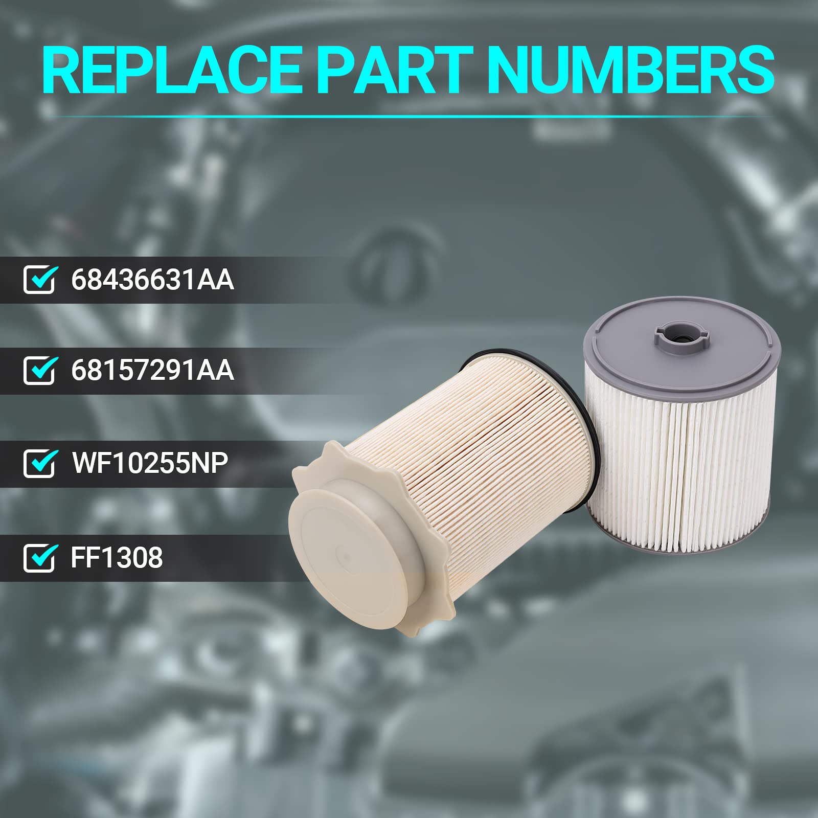 Mua 6.7L Cummins Fuel Filter Water Separetor Kit for 2019 2020 2021 ...