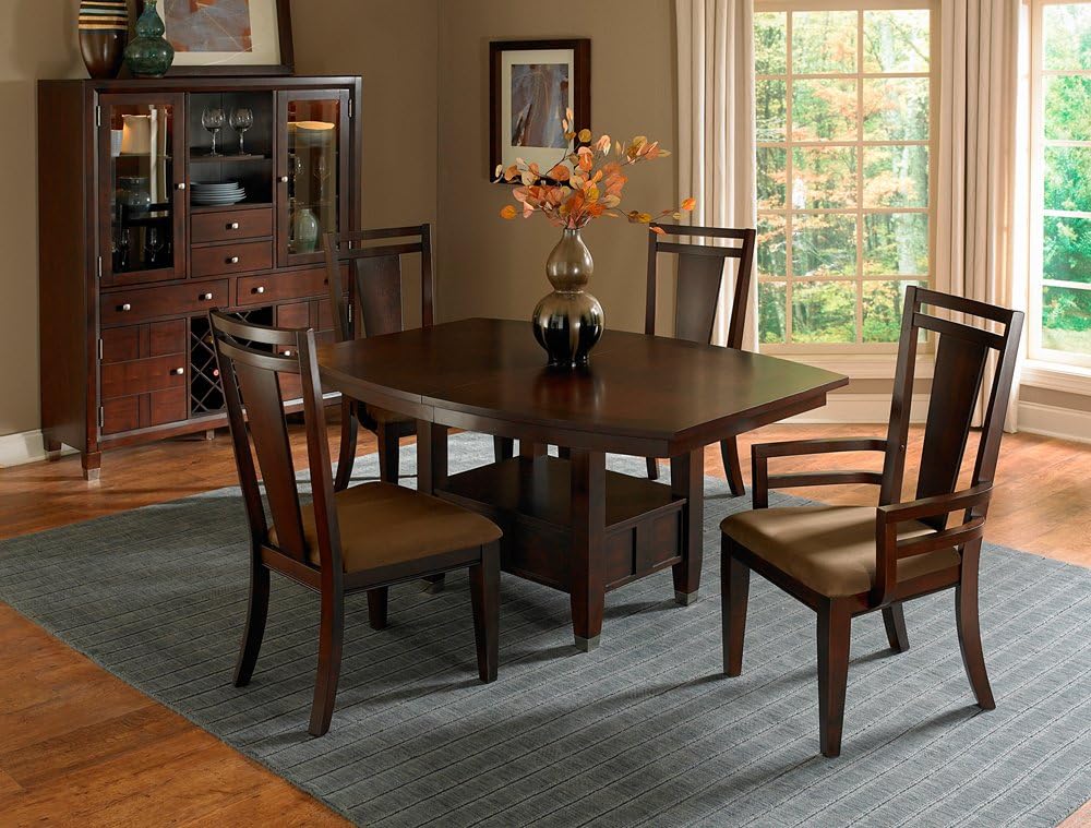 Amazon.com: Broyhill 5312-31-50 Dining Table Top & Table Base Set ...