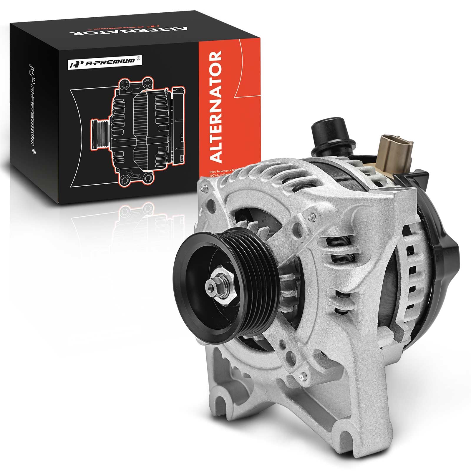 A-Premium Alternator Compatible with Ford E-150/E-250 2009-2014, E-350 ...
