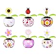 Amazon.com: 6 Solar Dancing Bee Toy Solar Powered Dancing Sun Flower in ...