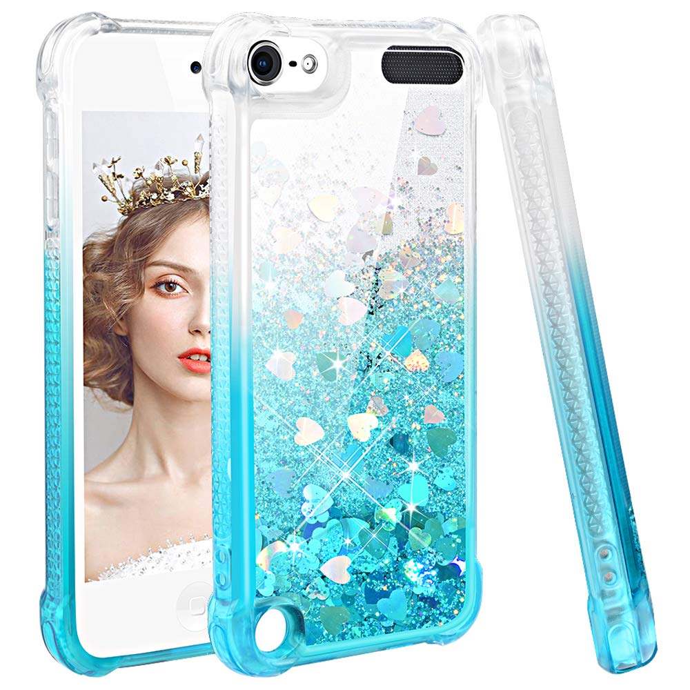 wlooo iPod Touch 5/6/7 case, iPod Touch 5 Glitter case: Amazon.co.uk ...