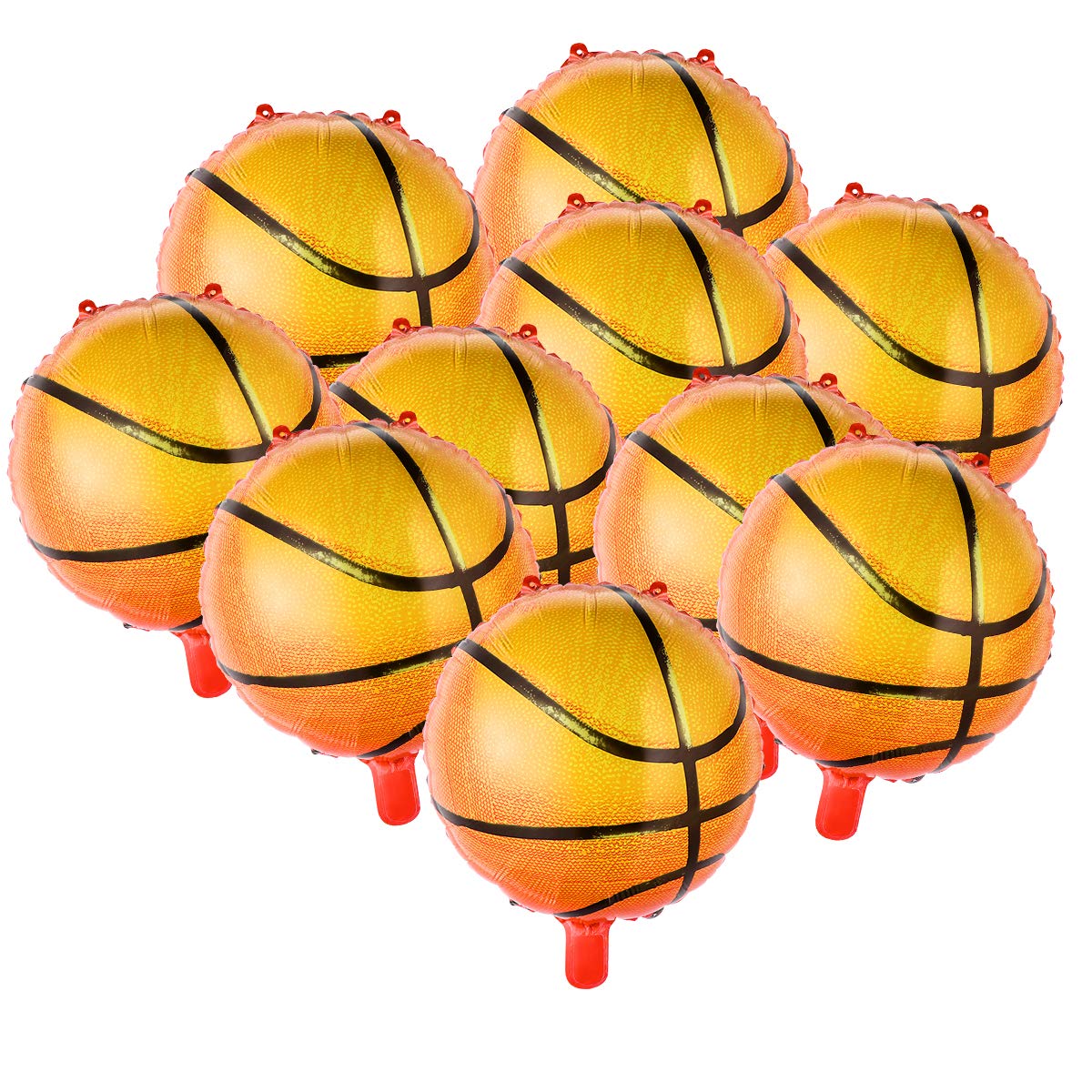 Amazon.com: Set of 2 Basketball Jumbo 36" Foil Party Balloons: Health ...