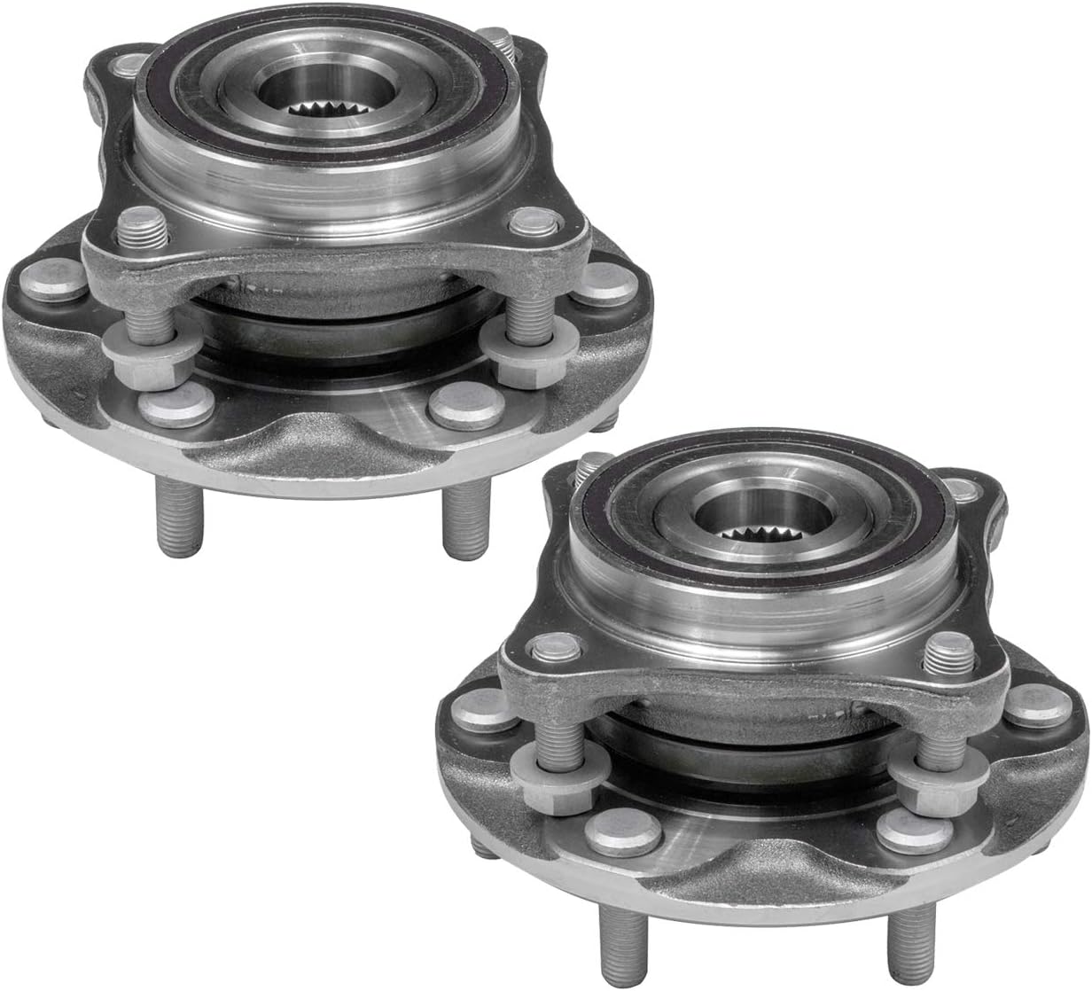 Amazon.com: TUCAREST 515040 x2 (Pair) Front Wheel Bearing and Hub ...
