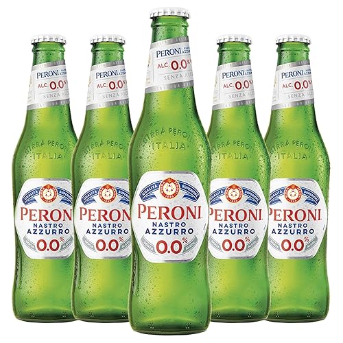 Peroni Nastro Azzurro 5 Pack 0.0 NA Beer Non-Alcoholic Lager Brew 11 ...