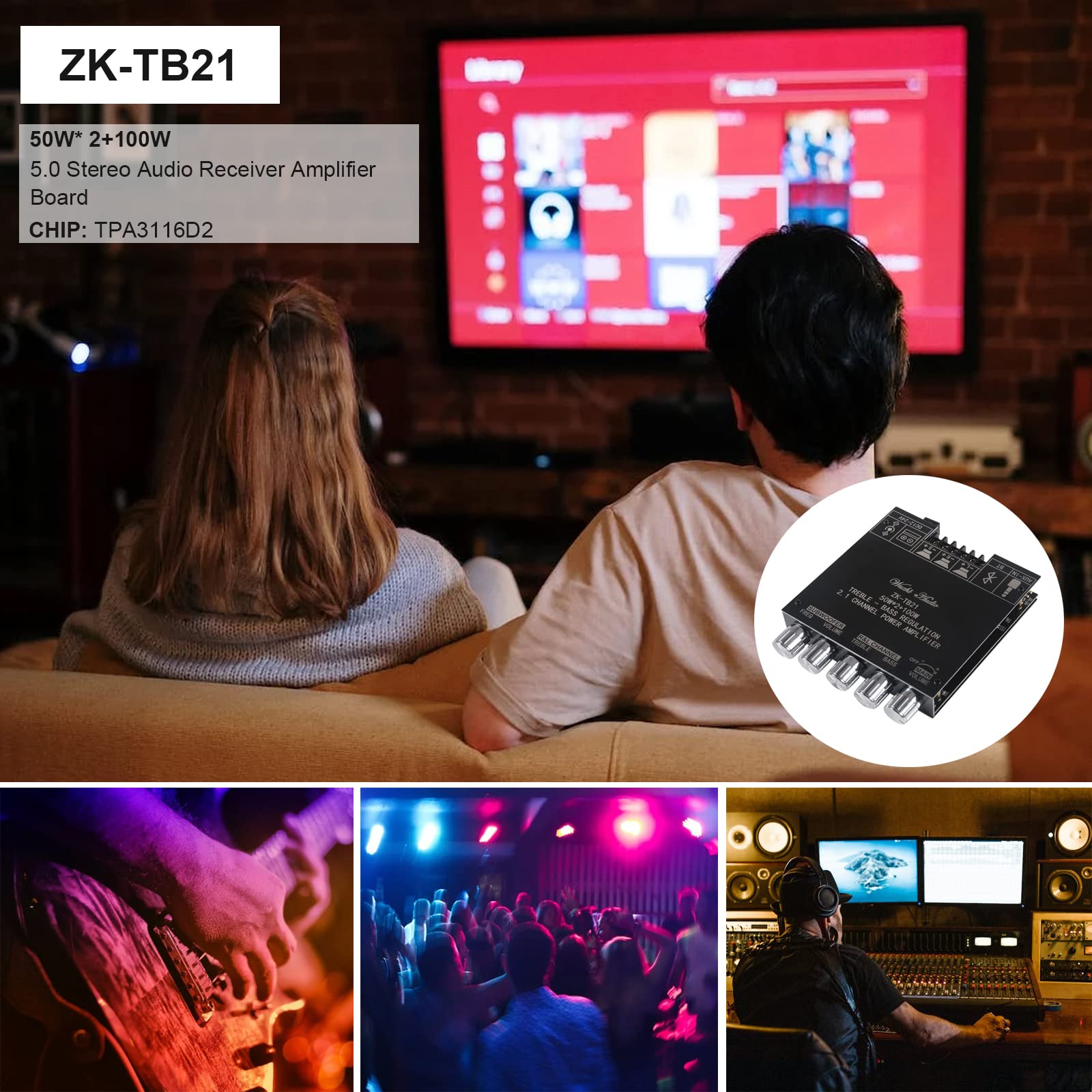 Mua Diitao ZK-TB21 2.1 Channel Amplifier Board with Treble and Bass ...