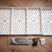 SPACEKEEPER Küchenwagen mit 4 Ebenen, Rollwagen Nischenregal auf Rollen ...