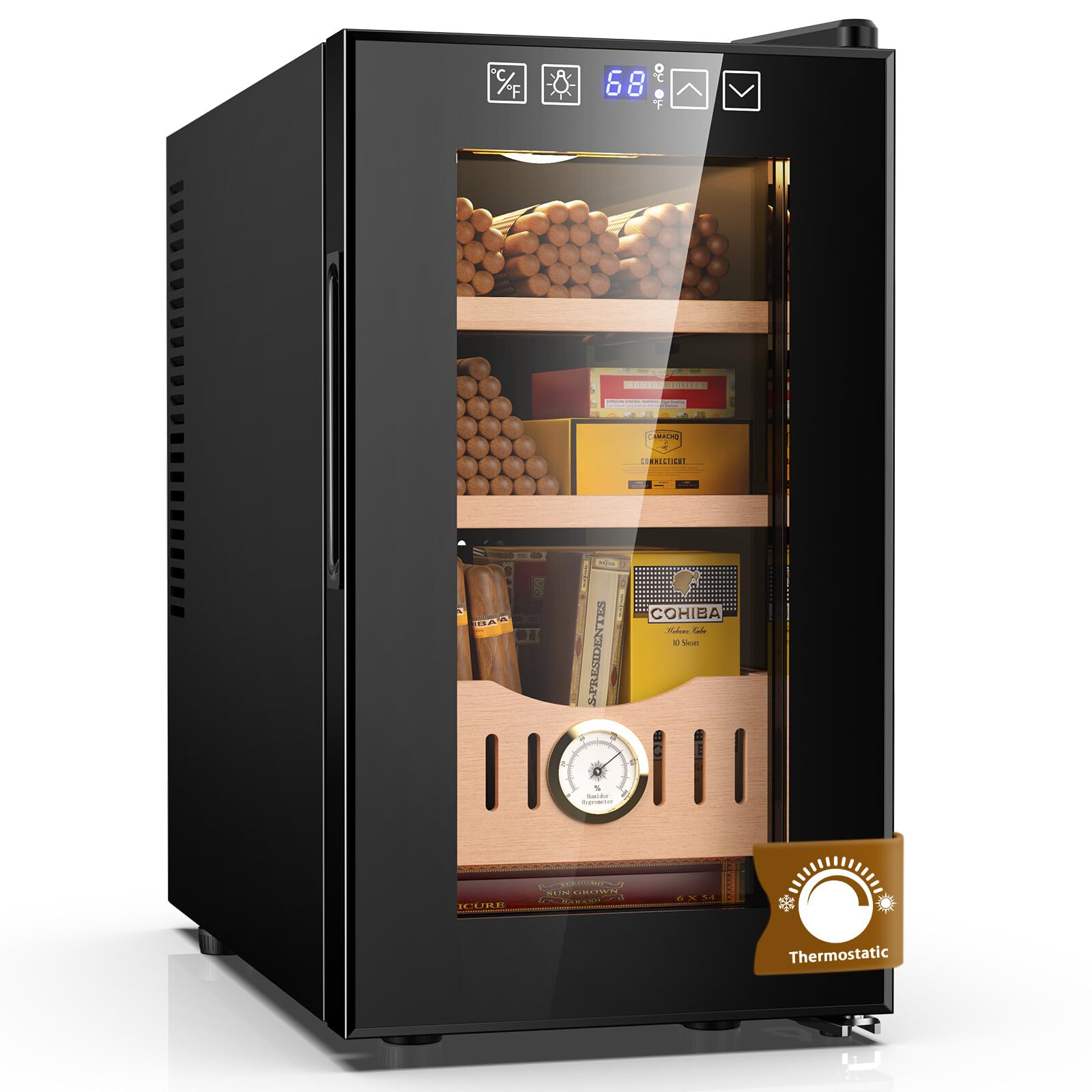 Mua 26L Thermostatic Electric Humidor, 200 Counts Large Cigar Humidor ...