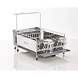 Amazon.com - Sabatier Expandable Compact Dish Rack with Wine Glass ...