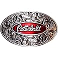 Amazon.com: PETERBILT Vintage Style Antique Pewter Finish Metal Enamel ...