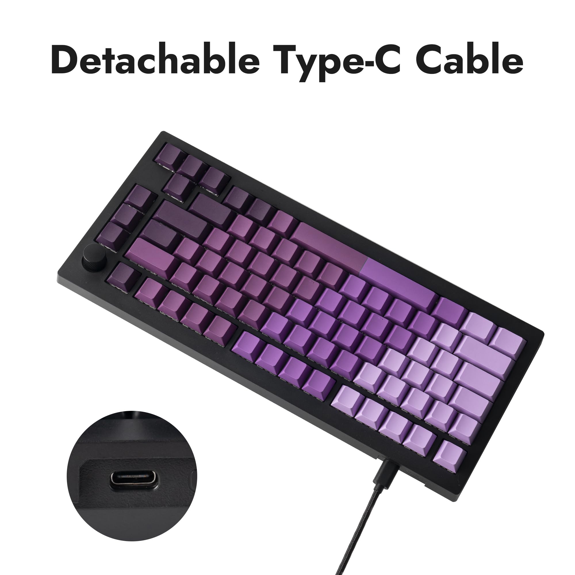 Mua X4 QMK Wired Mechanical Keyboard, 75% Layout South-Facing Red ...