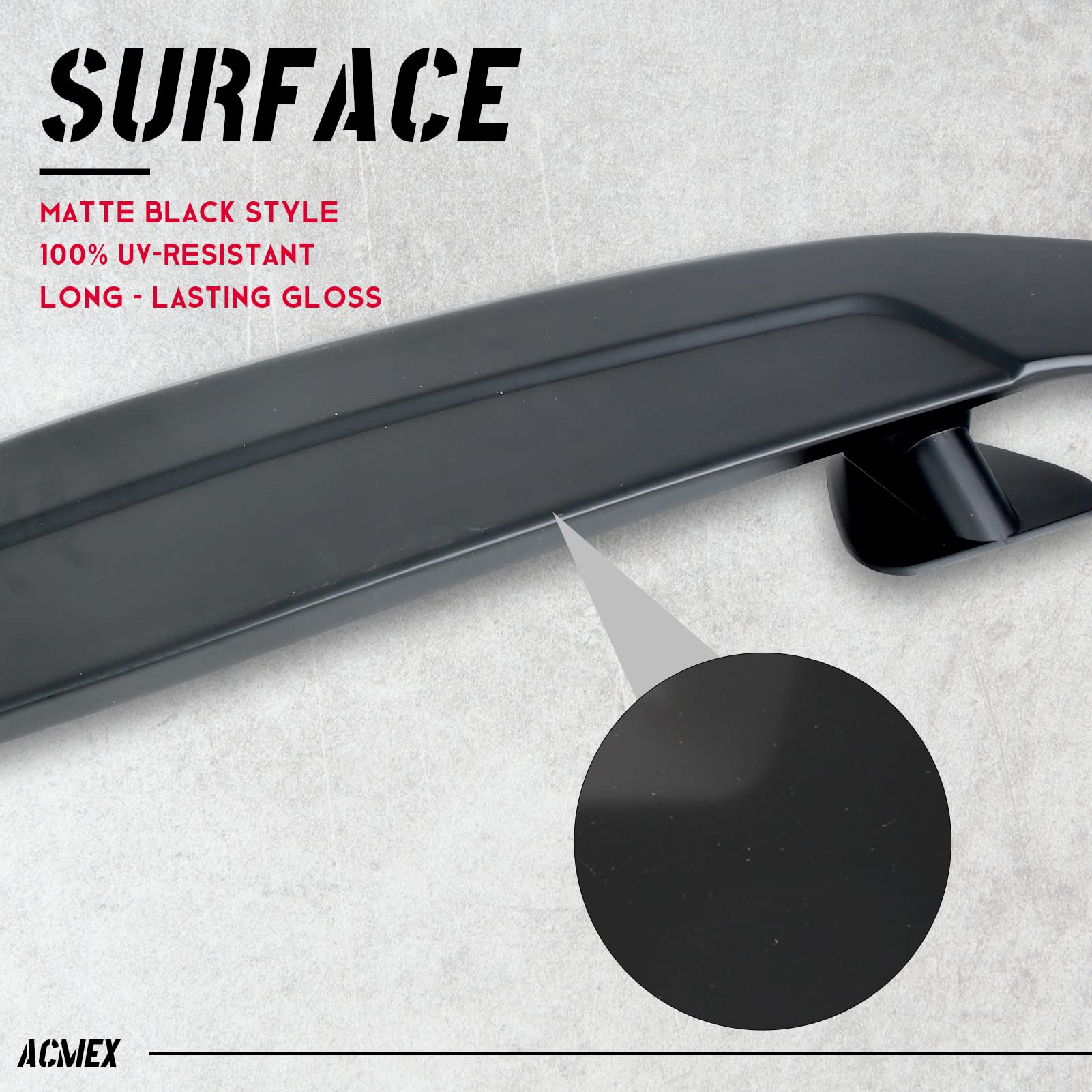 Mua Acmex 46Inch Universal Rear Spoiler, JDM Style ABS Racing Spoiler ...