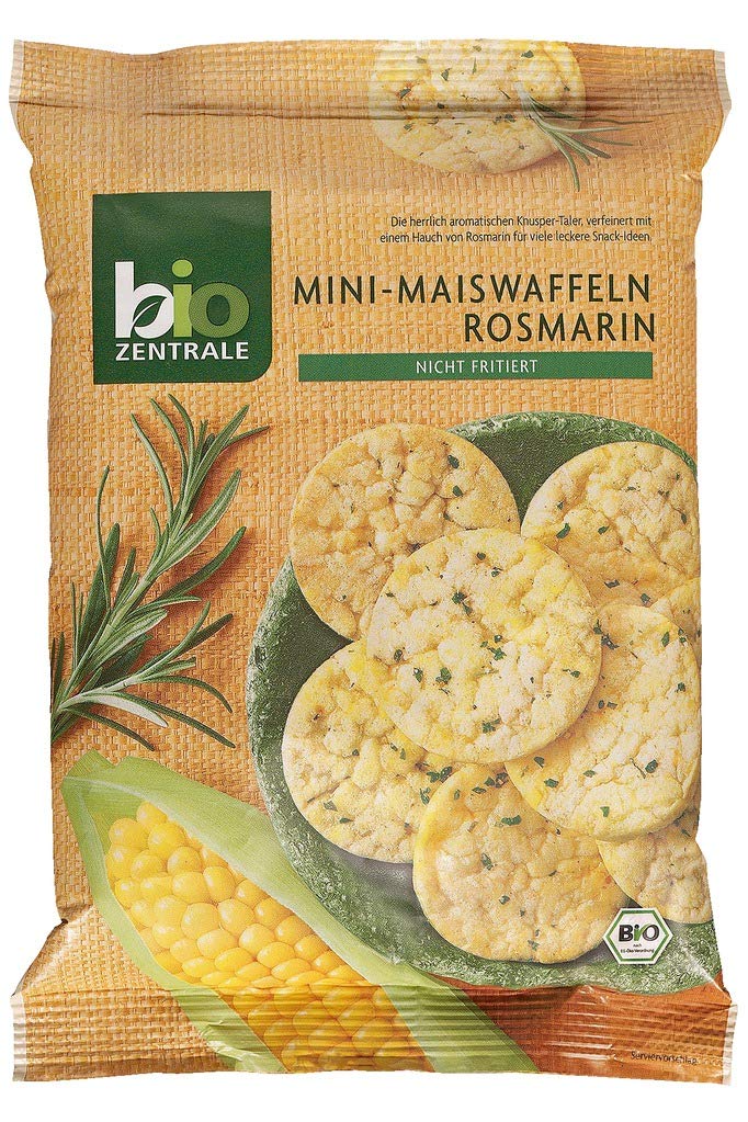 MINI-MAISWAFFELN ROSMARIN 1X50G: Amazon.de: Lebensmittel & Getränke