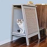 Amazon.com : The Refined Feline Wooden Cat Furniture Bed Scratching ...