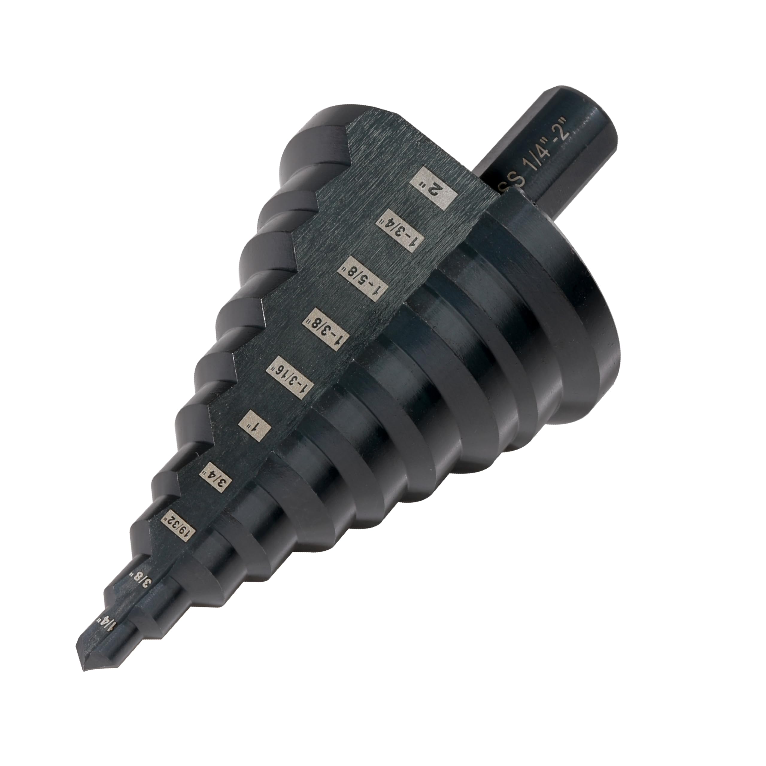 Jerax tools HSS 1/4-2 Inch Large High Speed Steel Step Drill bits ...
