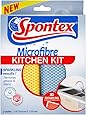 Spontex Microfibre Kitchen Kit (2 Cloths): Amazon.co.uk: Health ...