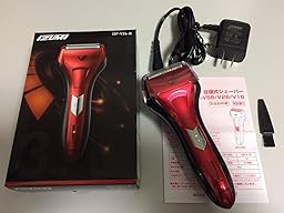 Amazon.co.jp： IZUMI VIDAN 往復式シェーバー ソリッドシリーズ 3枚刃 レッド IZF-V26-R: ホーム&キッチン