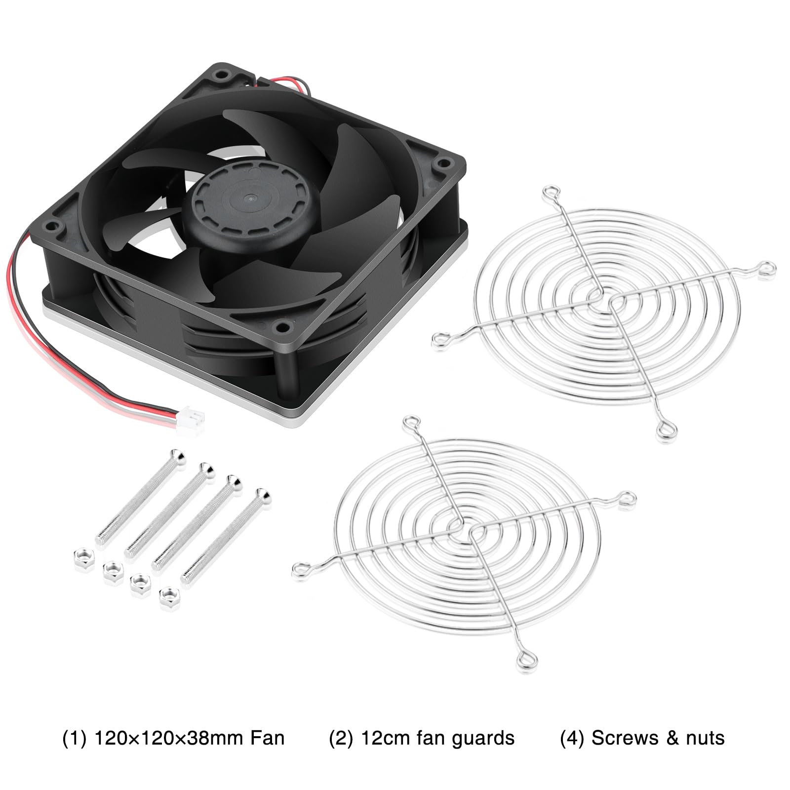 Mua Wathai IP67 120mm x 38mm 12V Waterproof Exhaust Fan Dual Ball High ...