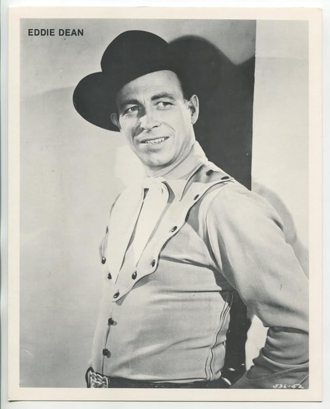 MOVIE PHOTO: Eddie Dean 8"x10" Black and White Fan Card FN at Amazon's ...
