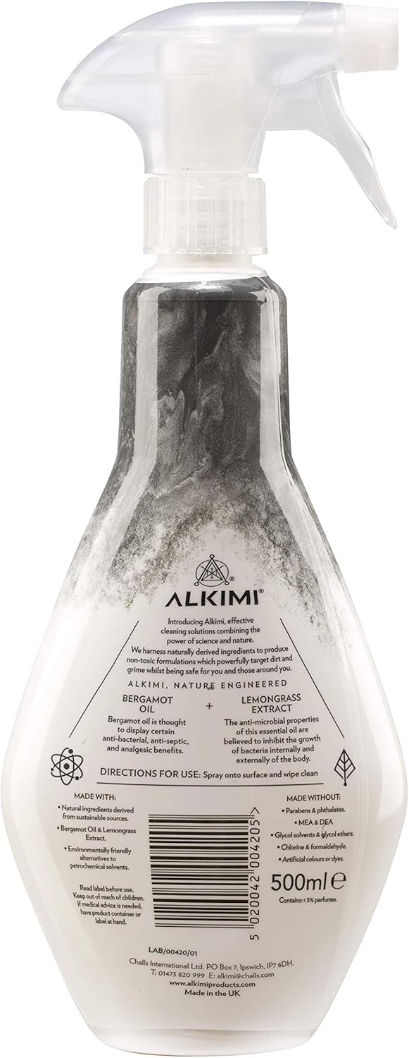 ALKIMI Shiny Surface Cleaner with Bergamot Oil and Lemongrass 500ml ...