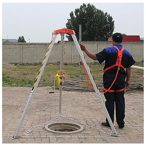Confined Space Tripod,Rope Rescue Tripod ,With Winch, Pulley, Carabiner ...
