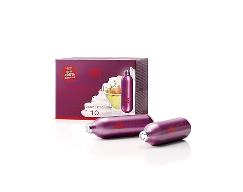 iSi Pro 8.4g Cream Chargers 10 Pack Non-Threaded Cream Whipper Charger ...