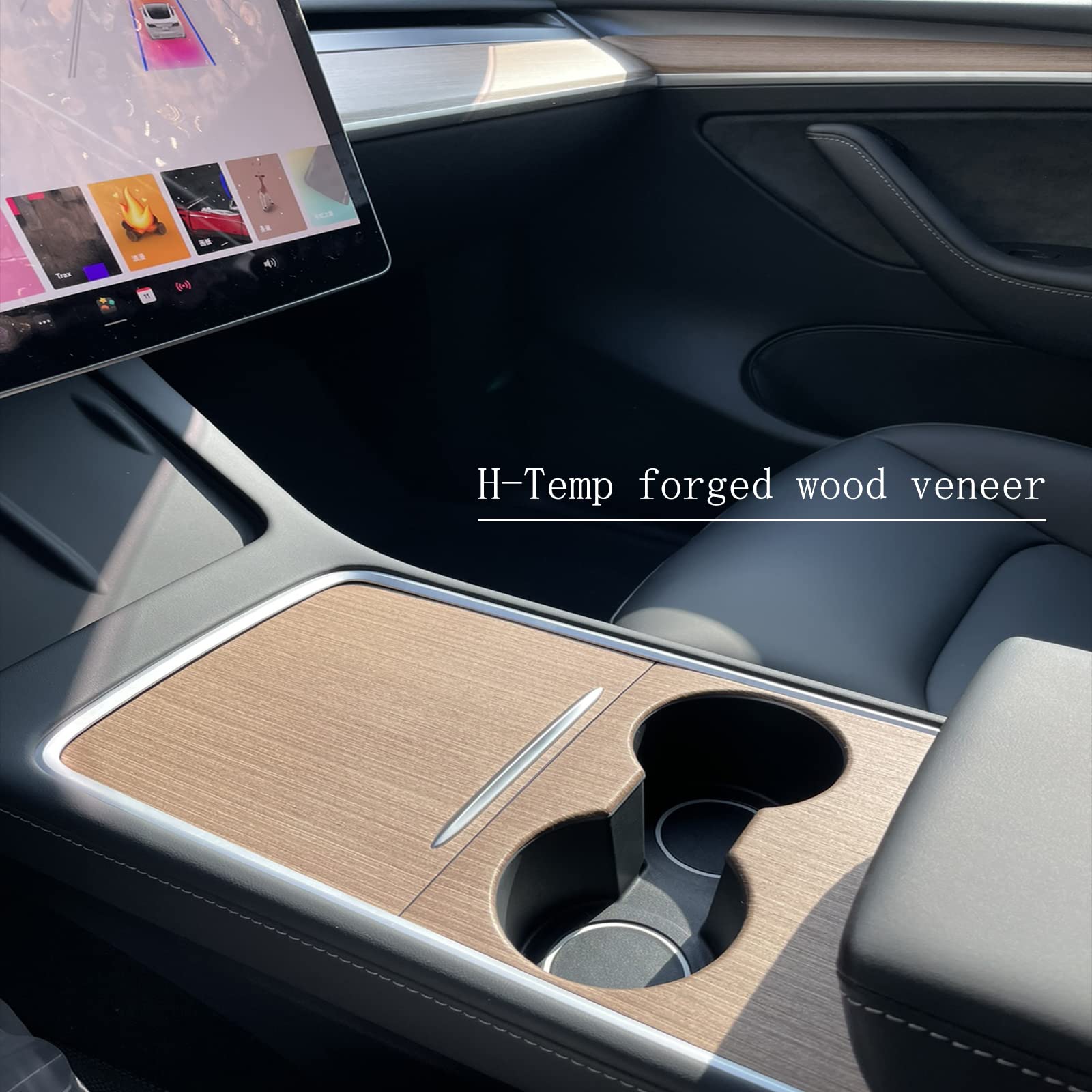 Mua Real Wood Tesla Model 3 Model Y Accessories Center Console Cover ...