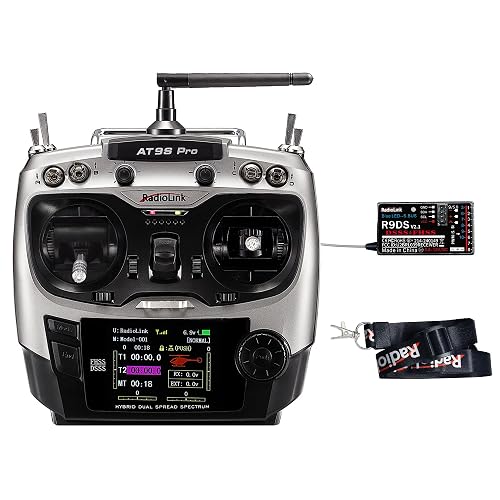 Radiolink AT9S Pro 10/12 Channels Radio Transmitter and Receiver R9DS ...