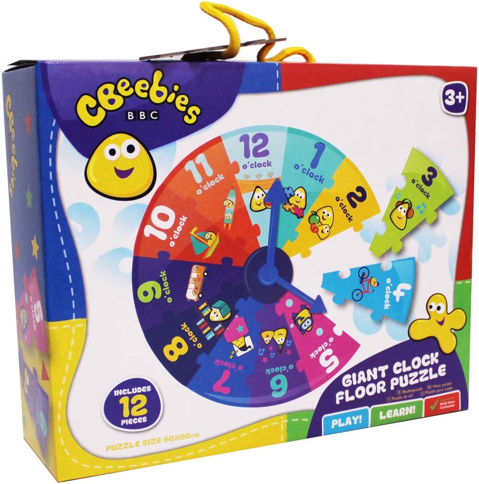 CBeebies Giant Clock Floor Puzzle: Amazon.co.uk: Toys & Games