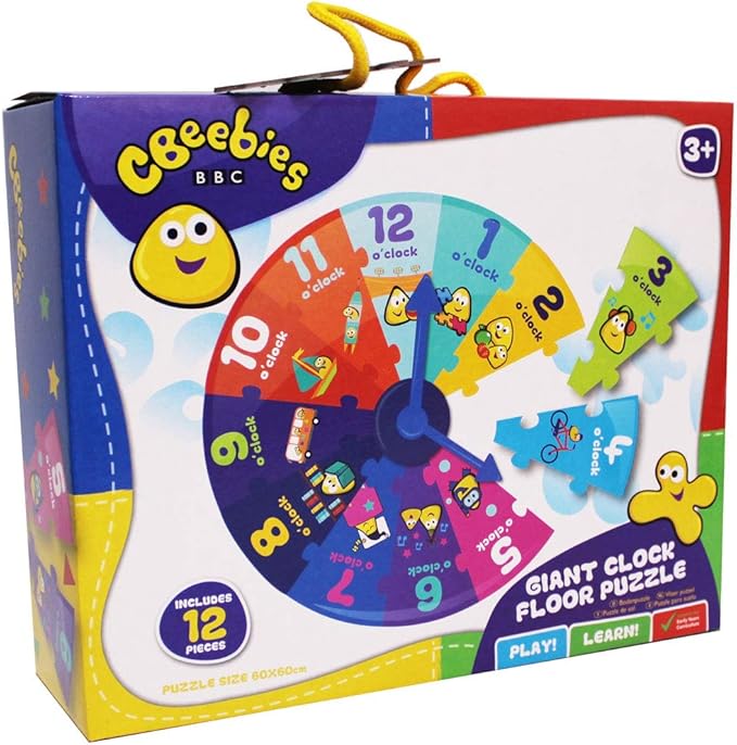 CBeebies Giant Clock Floor Puzzle: Amazon.co.uk: Toys & Games
