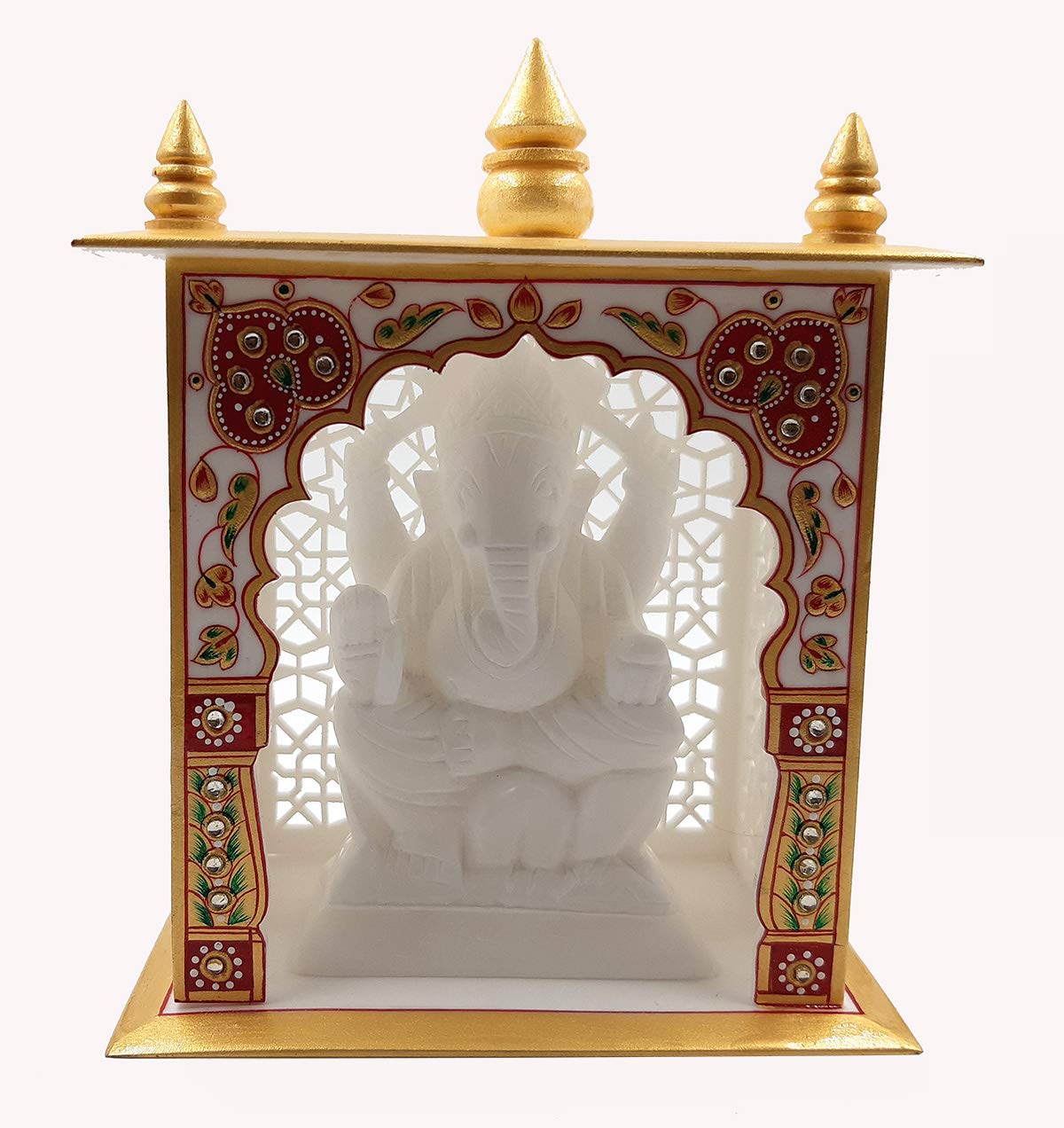 Saugat Traders God Ganesha Ji With Marble Finish Home Temple | Desertcart KUWAIT