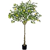 Amazon.com: Romantic Season 4FT Artificial Lemon Tree, Fake Lemon Plant ...