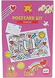 POP UP BMyBFF Colourful Postcard Making Kit. Colour Create Postcards ...