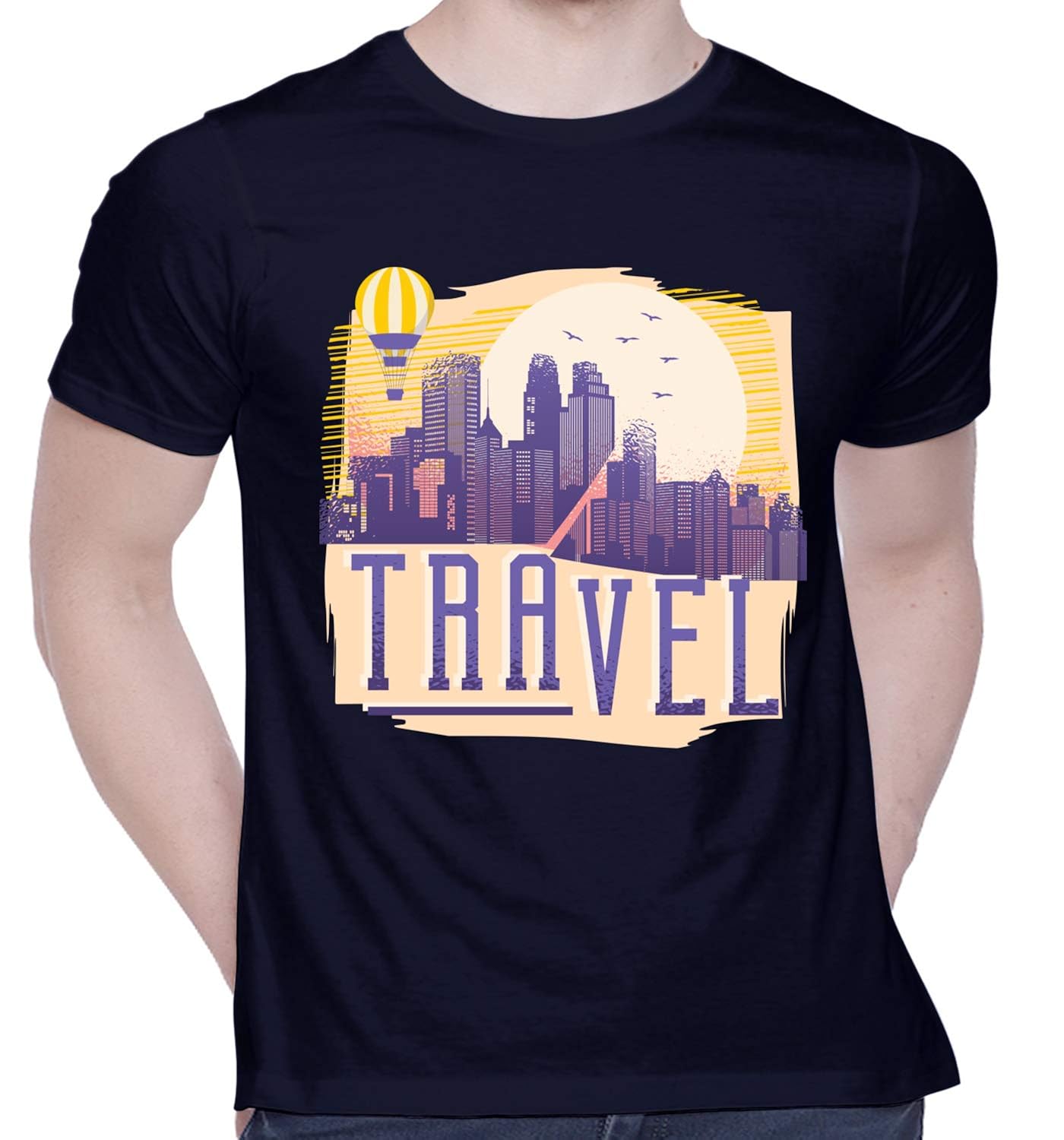 Buy CreativiT Graphic Printed T-Shirt for Unisex Travel-Destination ...