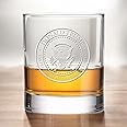 Amazon.com: Trump 47 Presidential Seal 13oz Whiskey Glass | 45 47 ...