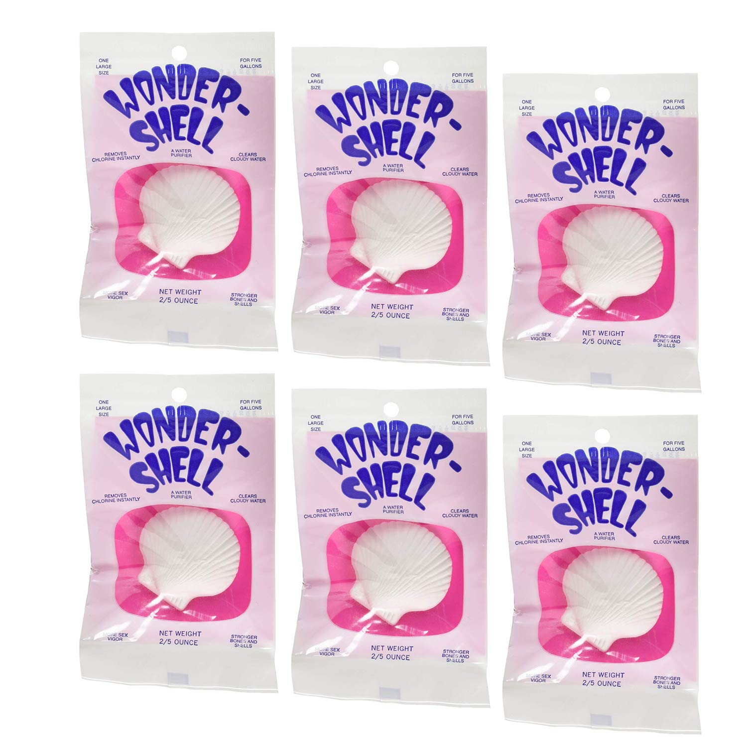 Mua (6 Pack) Weco Wonder Shell Natural Minerals, Large, for a Total of ...