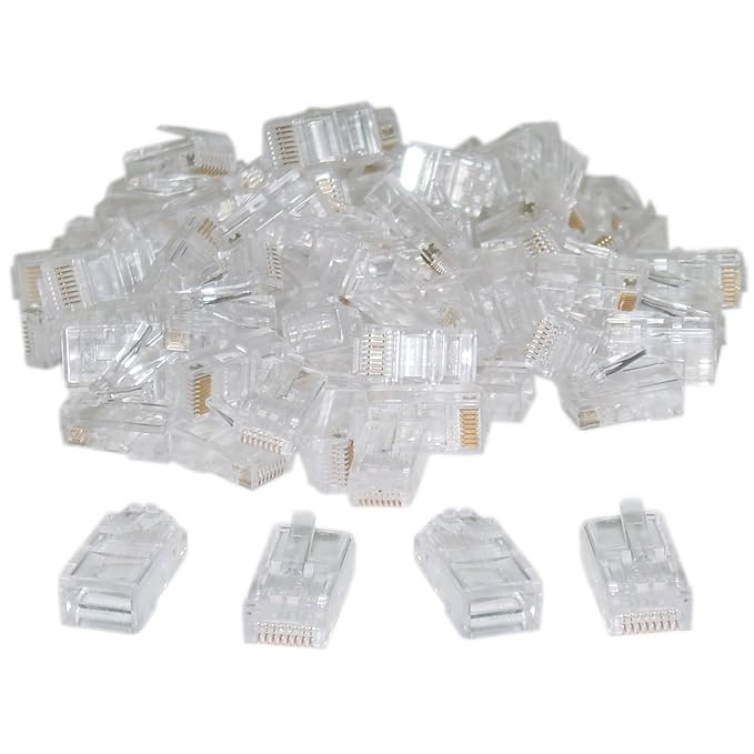 Amazon.in: Buy SHOPEE Professional Quality RJ45 Module Plugs Pack of 50 ...