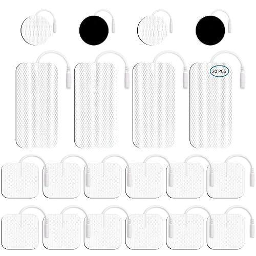 SM Electrodes 20PCS Tens Unit Electrode Pads, Multiple Sizes Electrodes ...