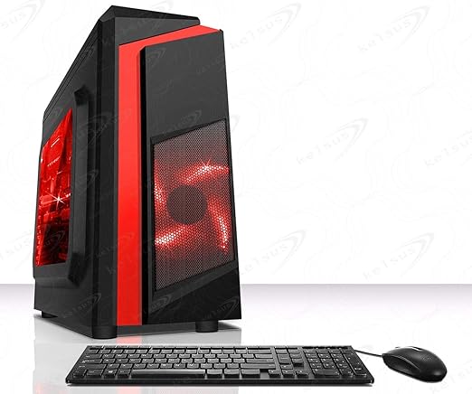 Red Gaming PC - Core i5 - 8GB RAM - 480GB SSD - GTX 1050 Ti Win 10 ...